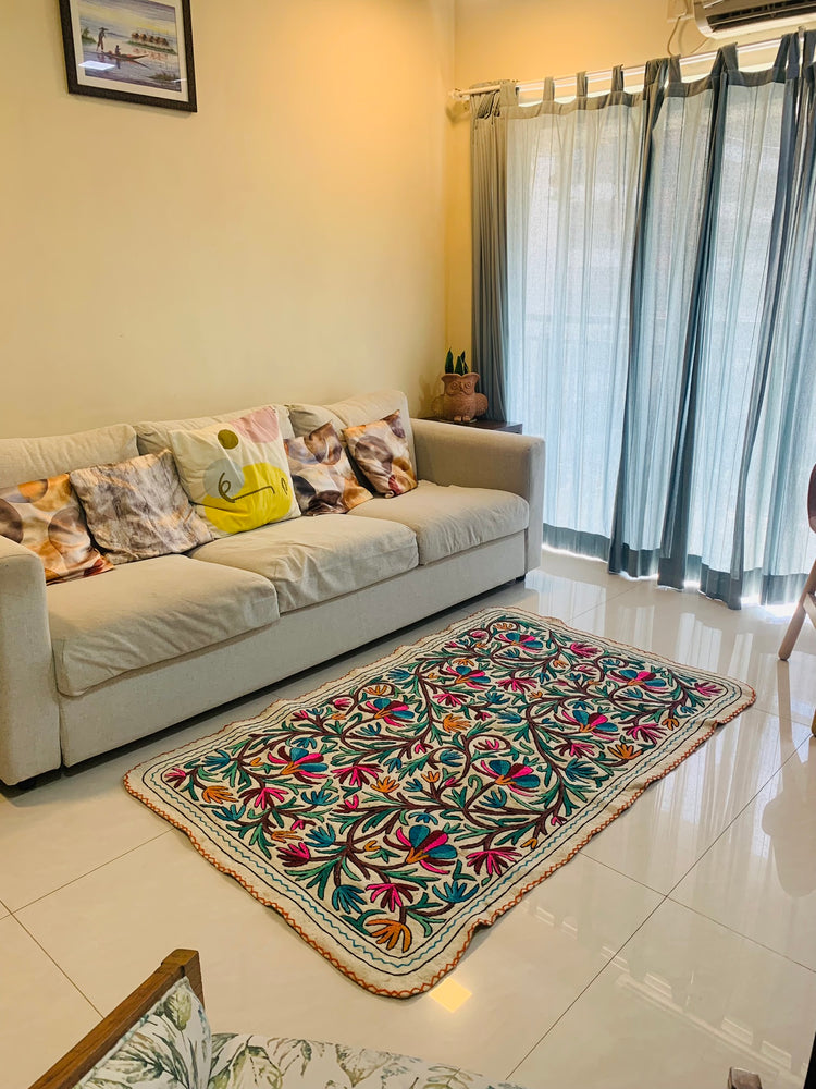 KASHMIR NAMDA RUGS – Swadeh - Artisanal Handcrafted Decor